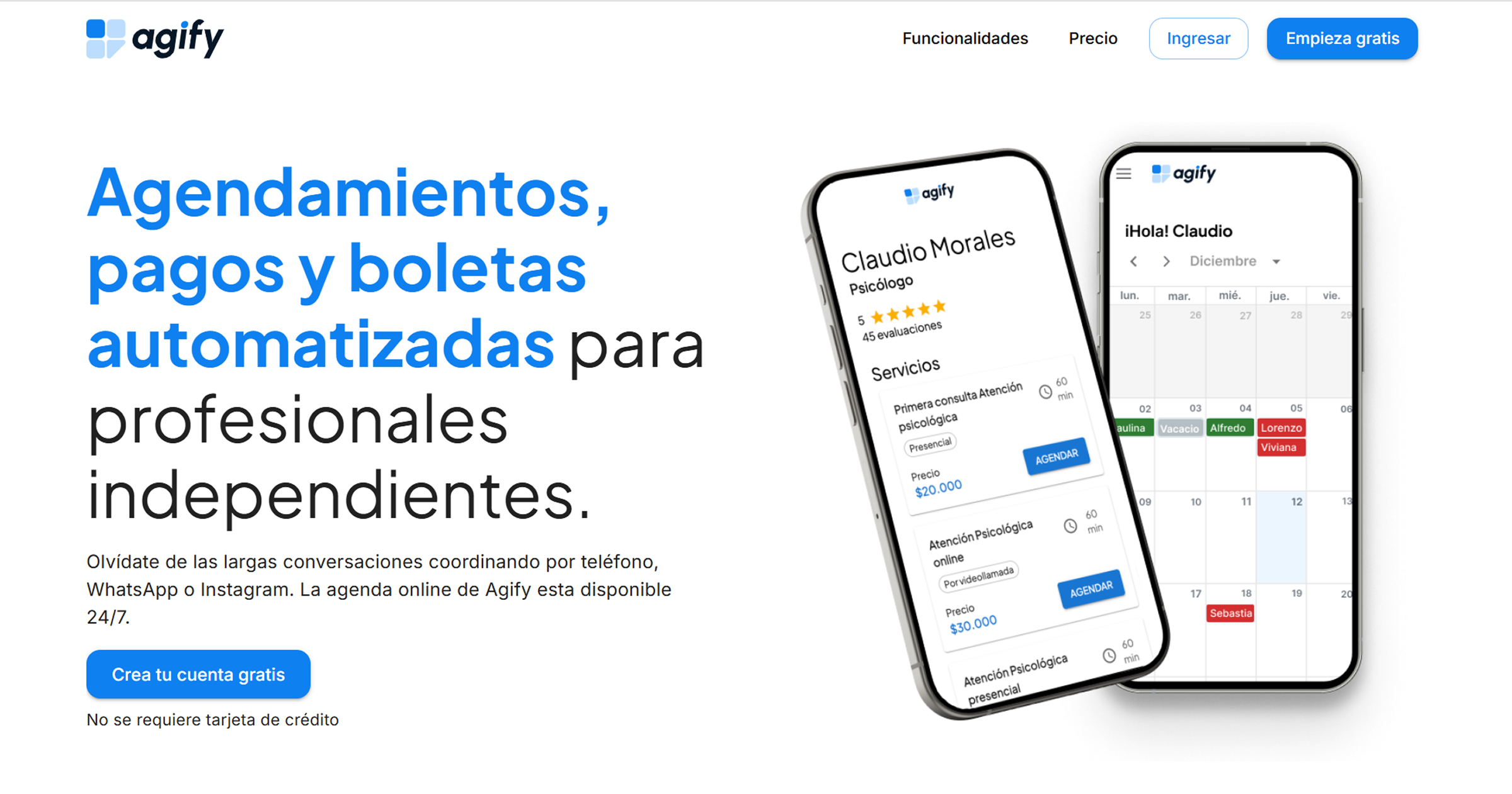 agify - Agenda tu Hora